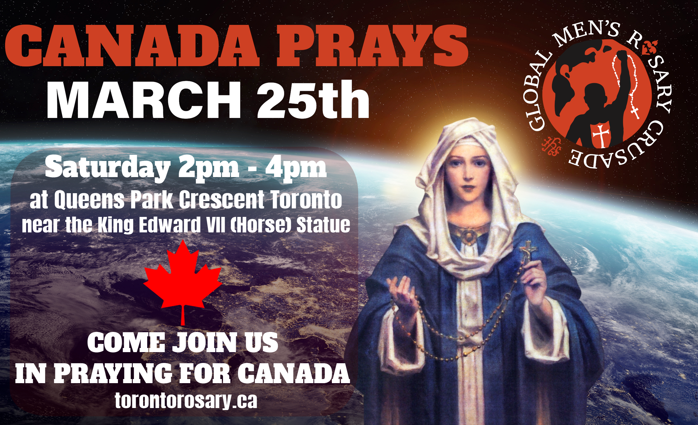 Canada Prays, Annunciation, March 25th Gallery – Toronto Public Rosary